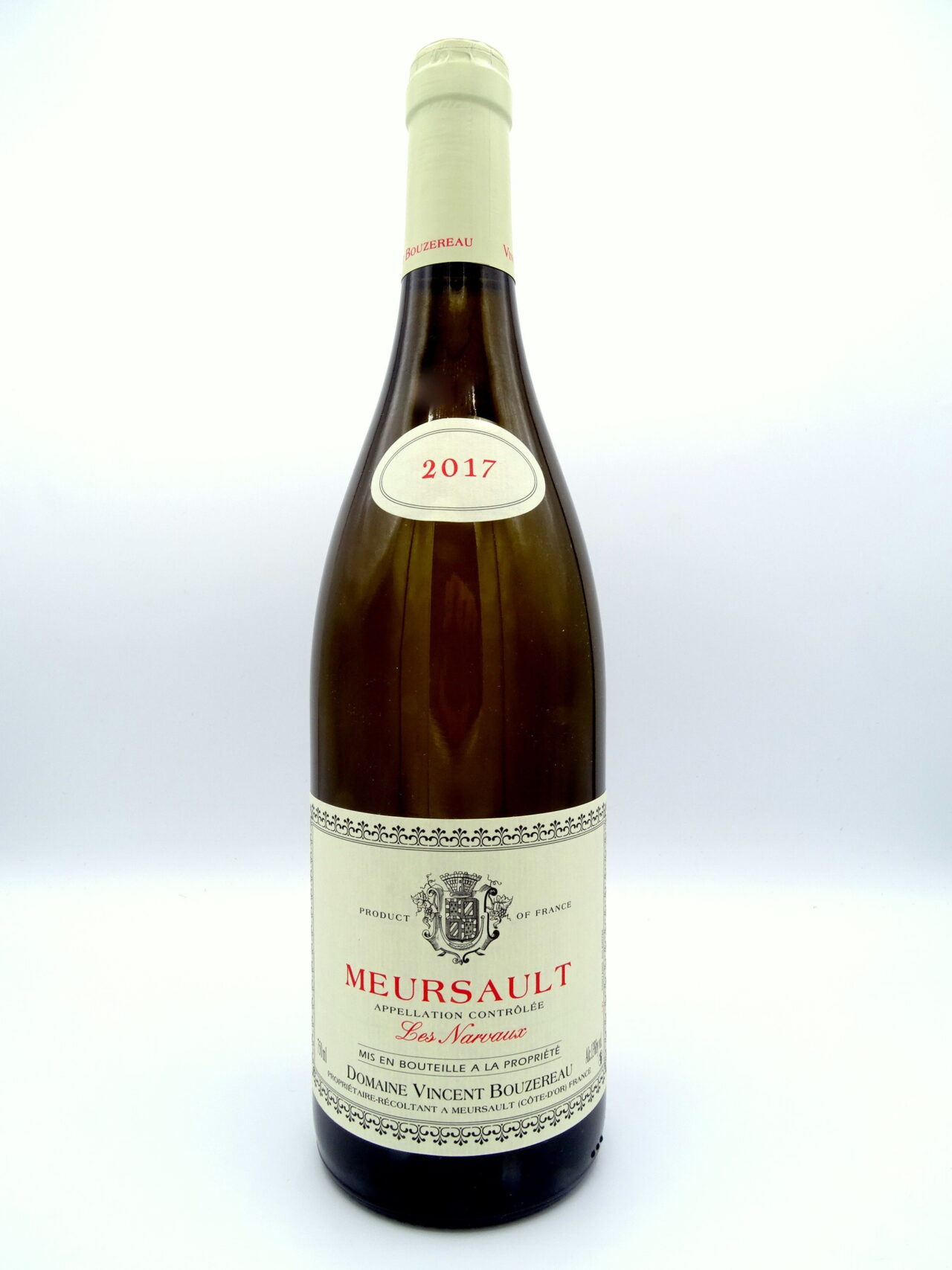 Meursault Les Narvaux Domaine Vincent Bouzereau 2017 - Enoteca Frisson