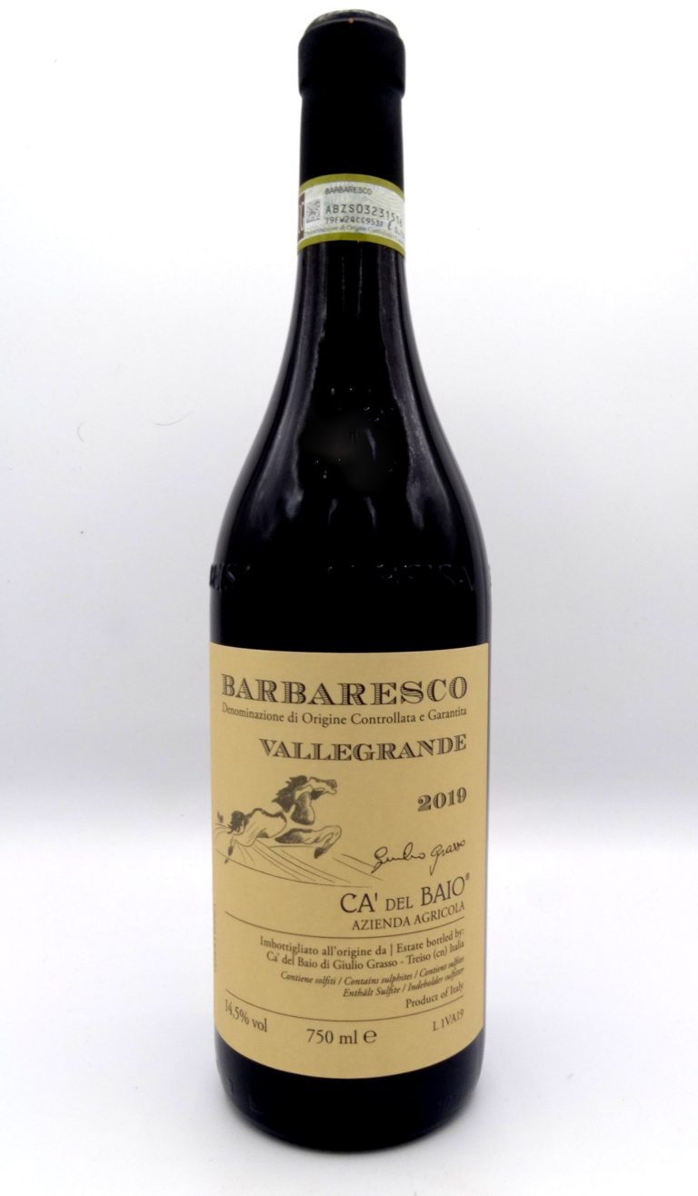 Barbaresco Vallegrande Ca' del Baio 2019 - Enoteca Frisson